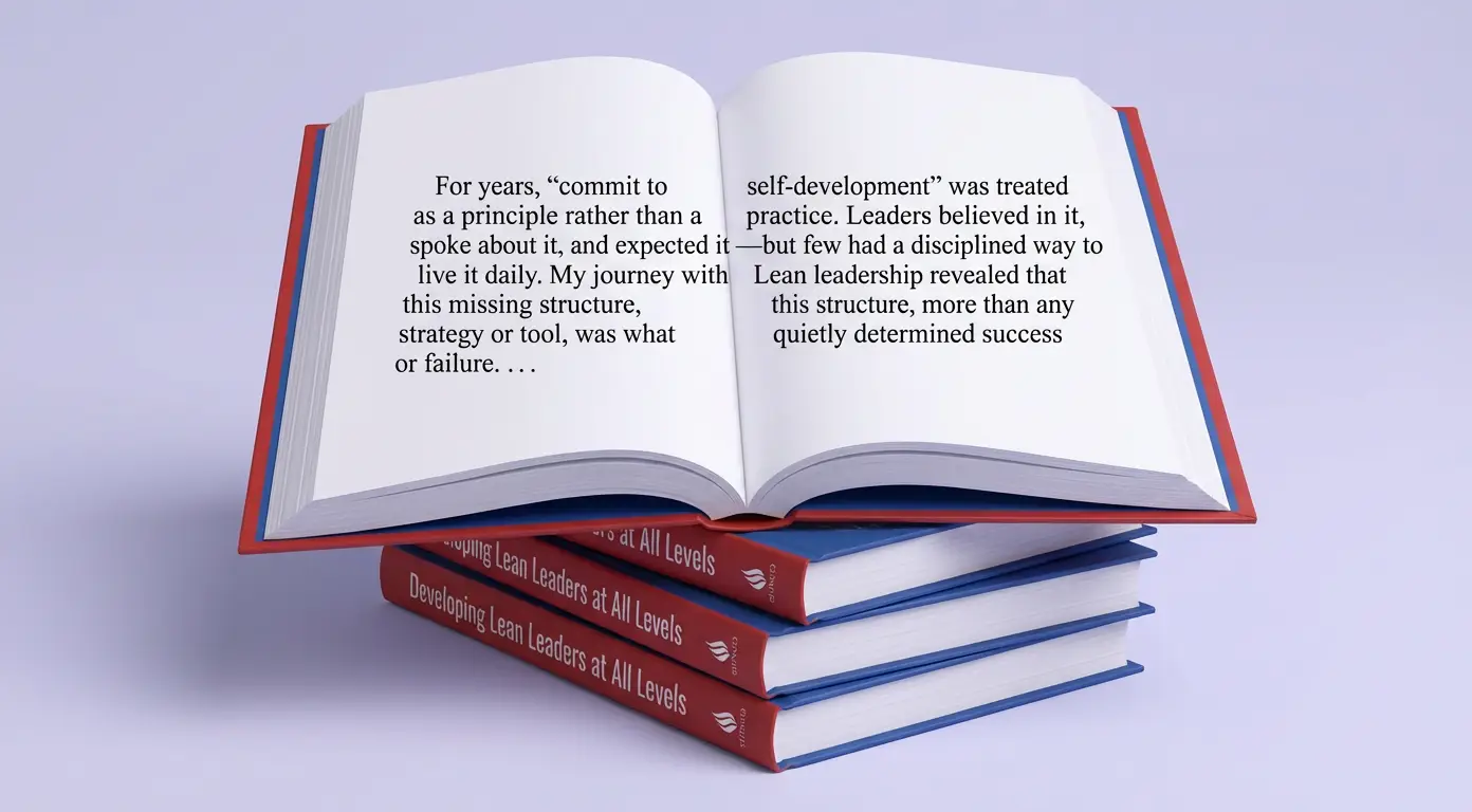 Developing Lean Leaders at All Levels - The Harada Method